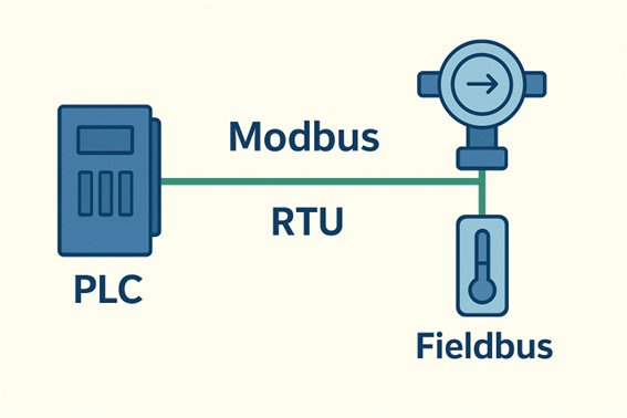 Protocolos Industriais: Guia de Automação com Modbus e Fieldbus